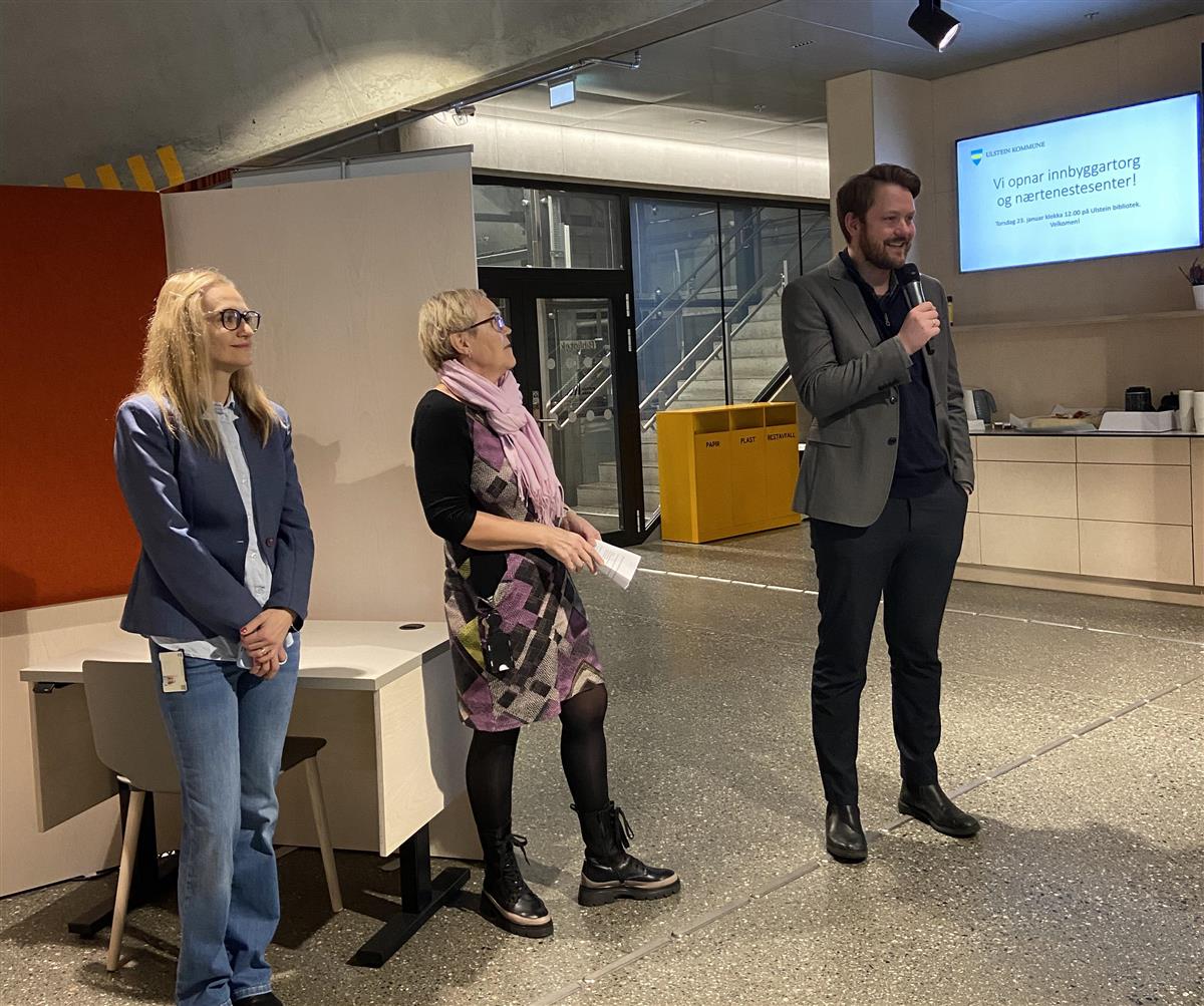 Velkomen til vårt nye innbyggartorg og nærtenestesenter - Ulstein kommune